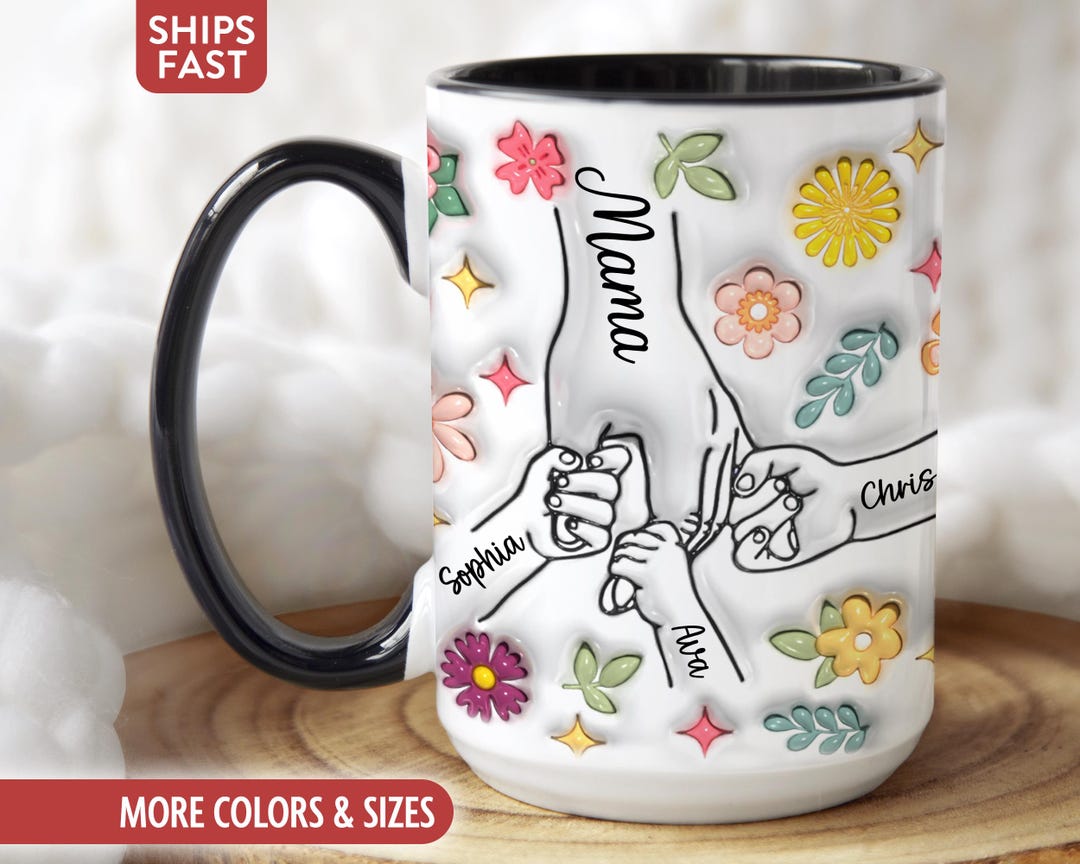 Mom Mug, Mama Mug, Personalized Mom Cup, Custom Mama Cup, Mom Gifts ...