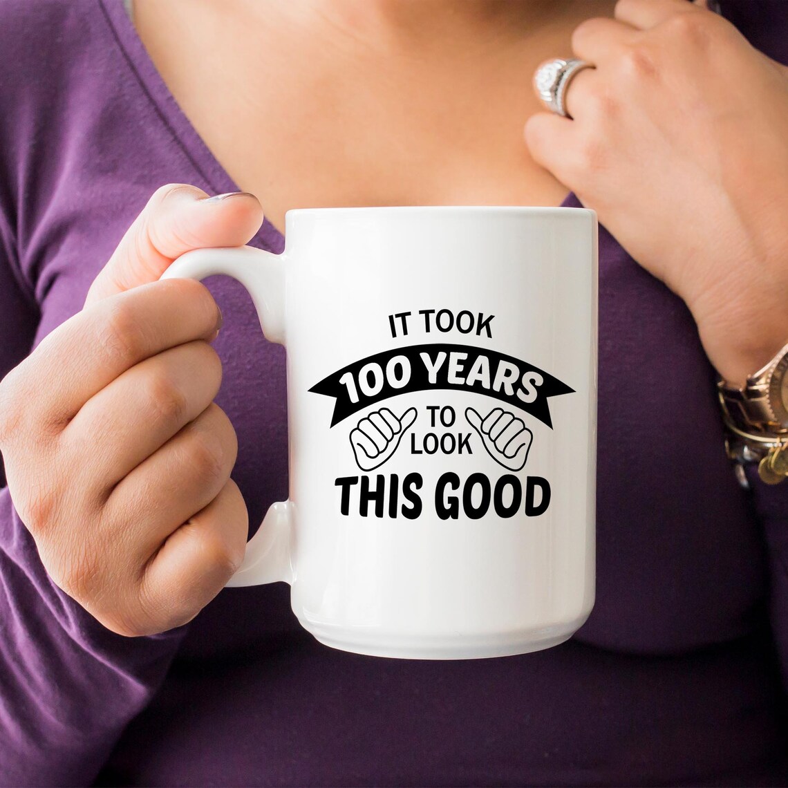100th Birthday Mug Coffee Cup 100 One Hundred Hundredth 1921 | Etsy