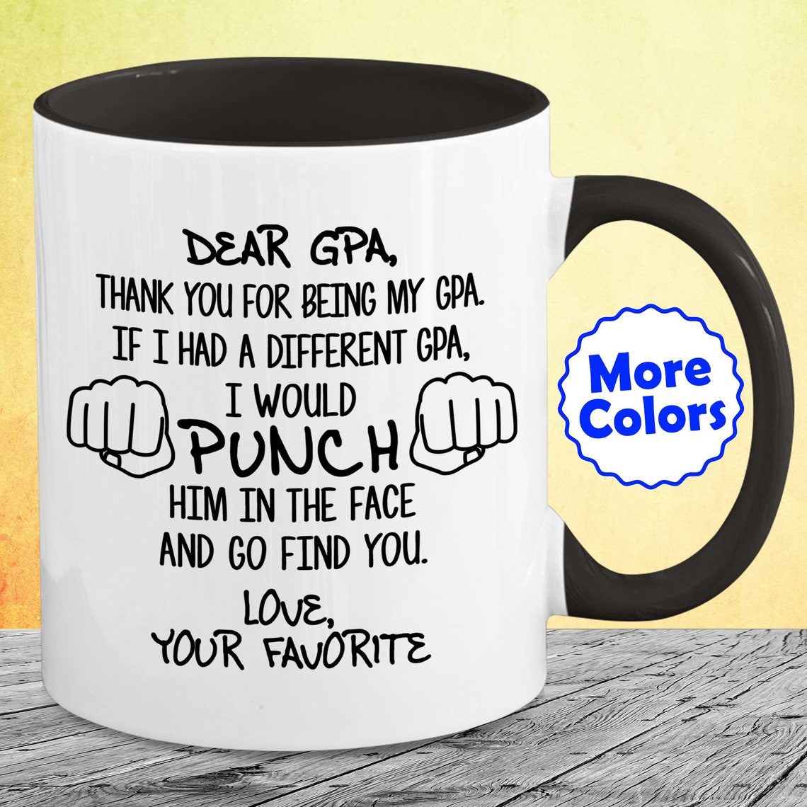 Gpa Mug Coffee Cup Funny Gifts for Birthday Best Present Idea - Etsy