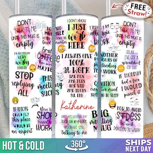 Coworker Tumbler Cup, Personalized Coworker Gift for Coworker Custom ...