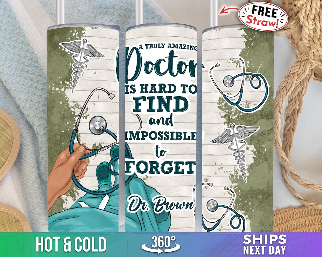 Personalized Doctor Tumbler, Custom Doctor Cup Mug, Doctor Gift Women ...