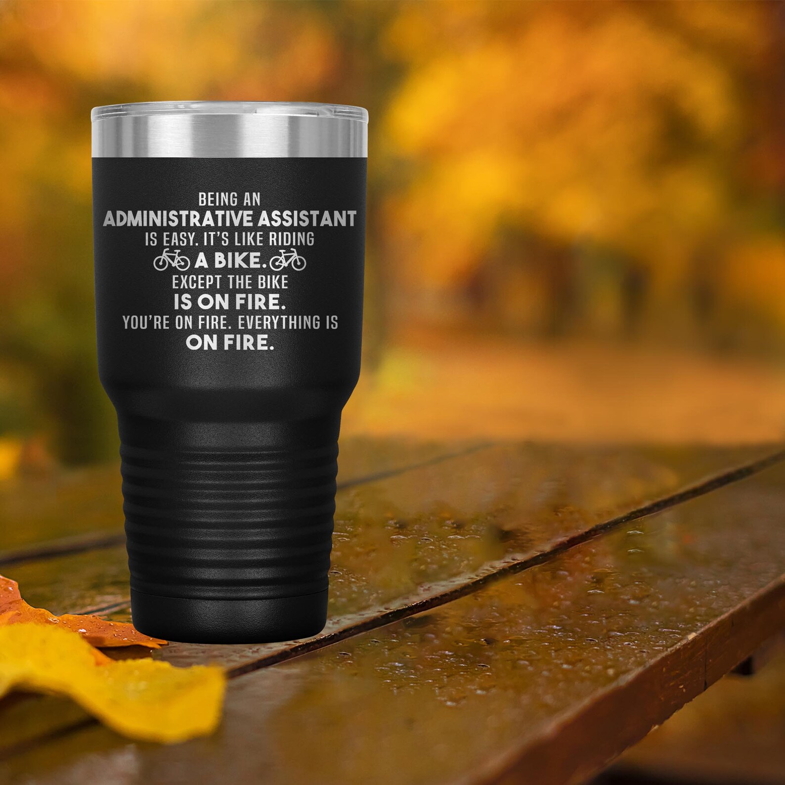 Administrative Assistant Tumbler Travel Mug Coffee Cup Funny | Etsy