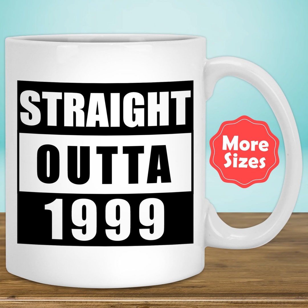 25th Birthday Mug Coffee Cup 25 Twenty Five Fifth 1999 Funny Gift for ...