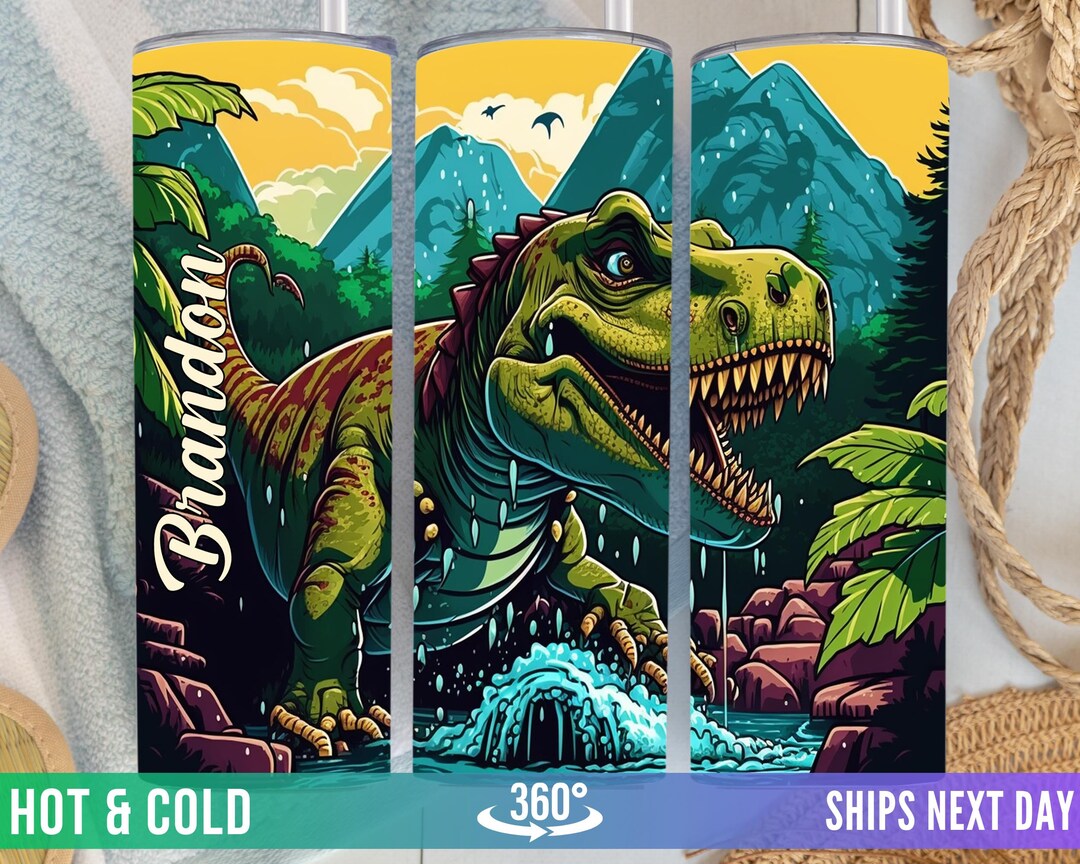 Personalized T-rex Tumbler Custom Trex Cup Tyrannosaurus Rex - Etsy