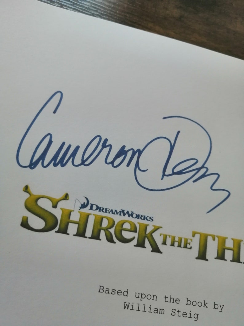 Shrek the Third Movie Script with Signatures / Autographs | Etsy