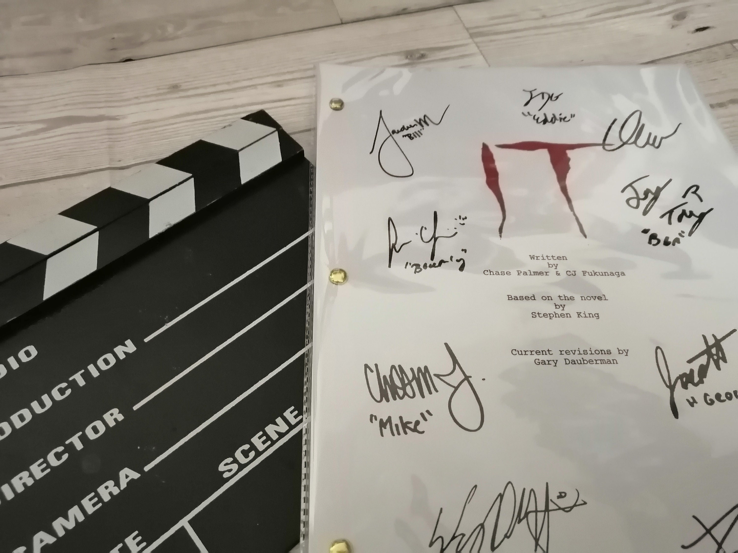 IT Chapter One Film Script met handtekeningen Film Unieke Gift | Etsy