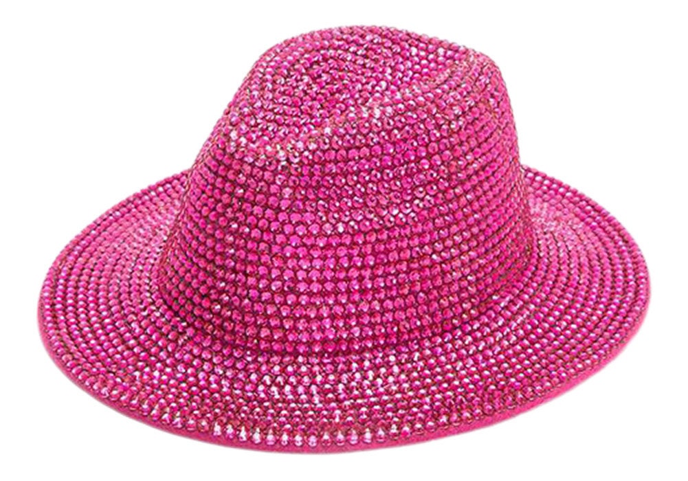 2chique Boutique Women's Hot Pink Extra Bling Rhinestone Embellished ...