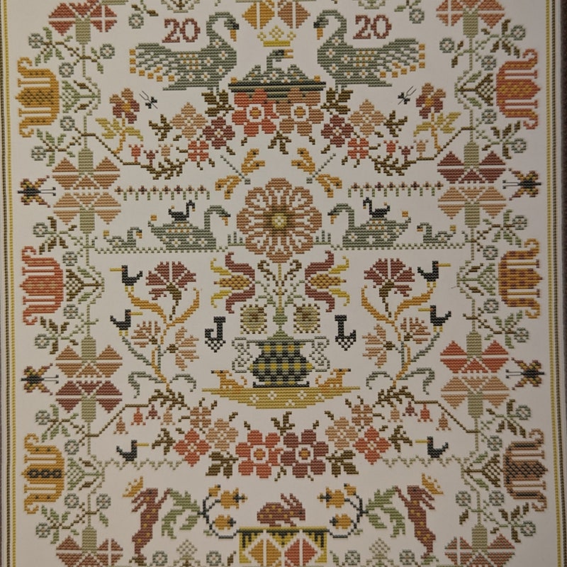 Cross Stitch Sampler Kit - Etsy