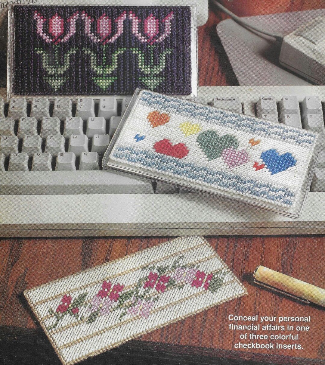 Checkbook Cover Plastic Canvas Pattern PDF - Etsy