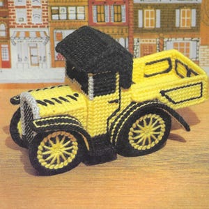 Vintage Autos Plastic Canvas Pattern PDF - Etsy