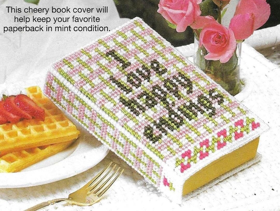 Paperback Book Cover Plastic Canvas PDF - Etsy