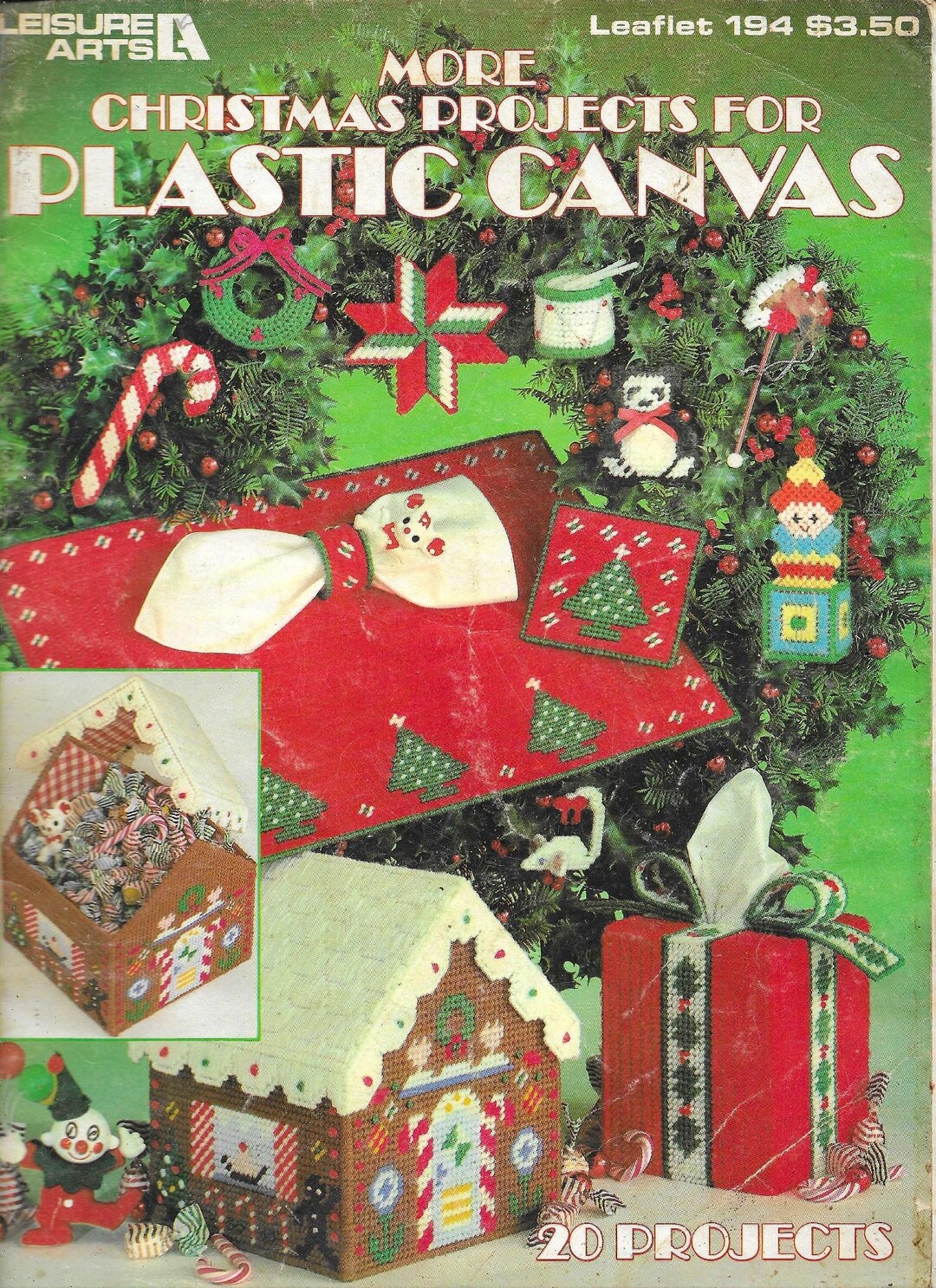 20 More Christmas Projects for Plastic Canvas PDF - Etsy