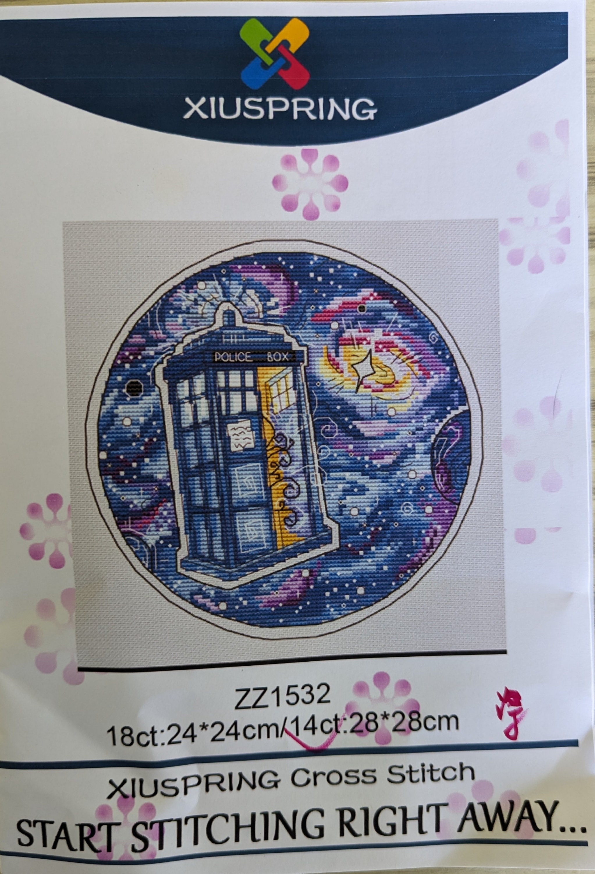 Dr. Who, TARDIS, Counted Cross Stitch Kit, 14 Count - Etsy