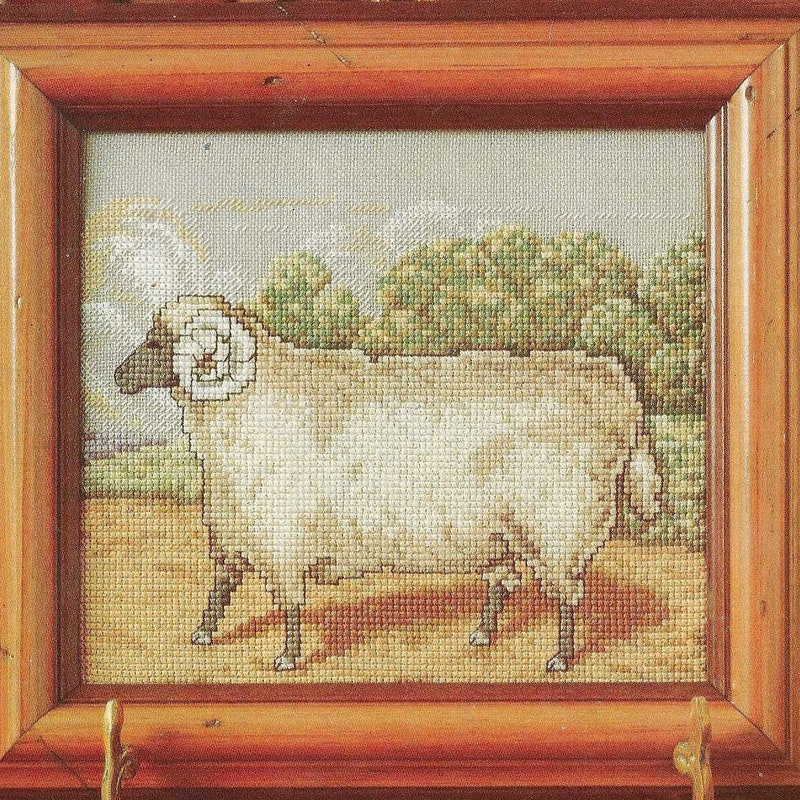 Sheep Cross Stitch - Etsy