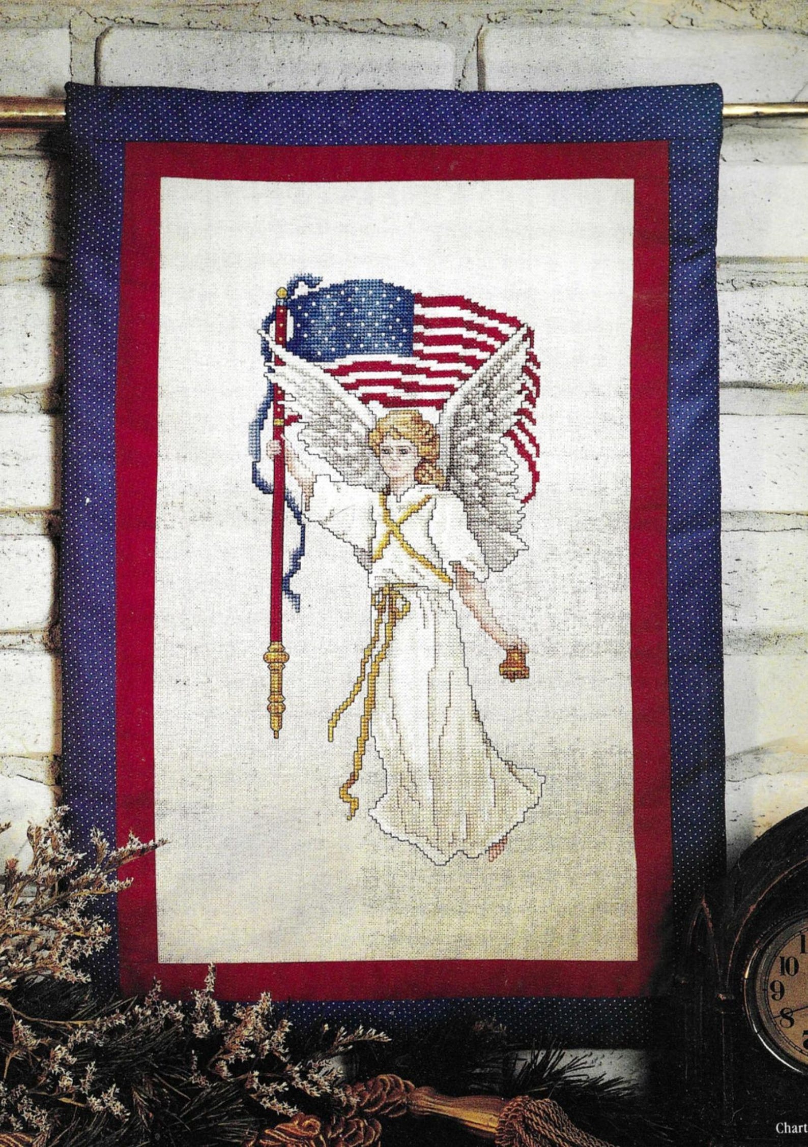 Liberty Angel Cross Stitch Pattern PDF - Etsy
