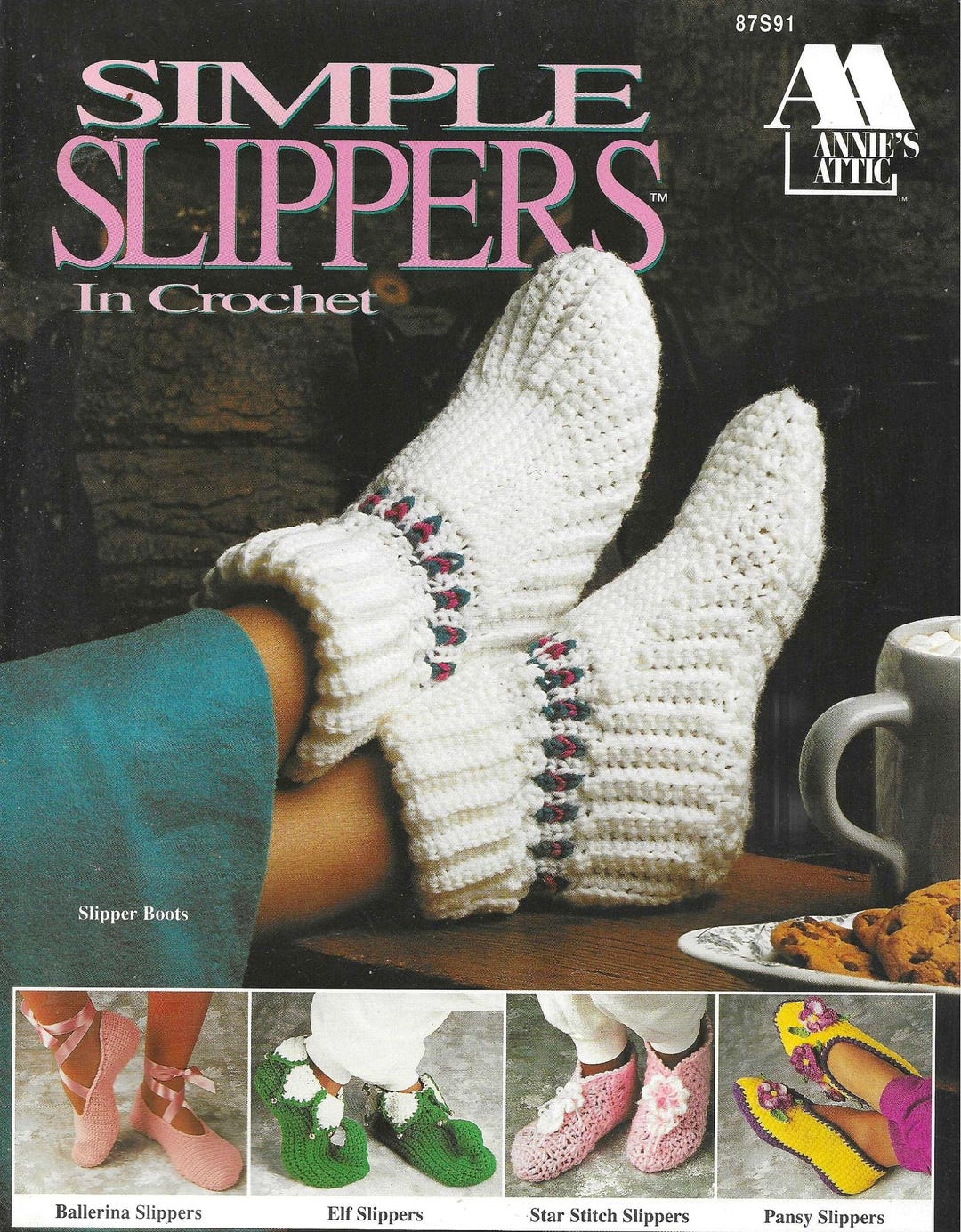 Simple Slippers Nine Crochet Patterns PDF - Etsy