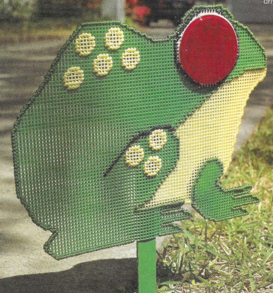 Reflector Frog Plastic Canvas Pattern PDF - Etsy