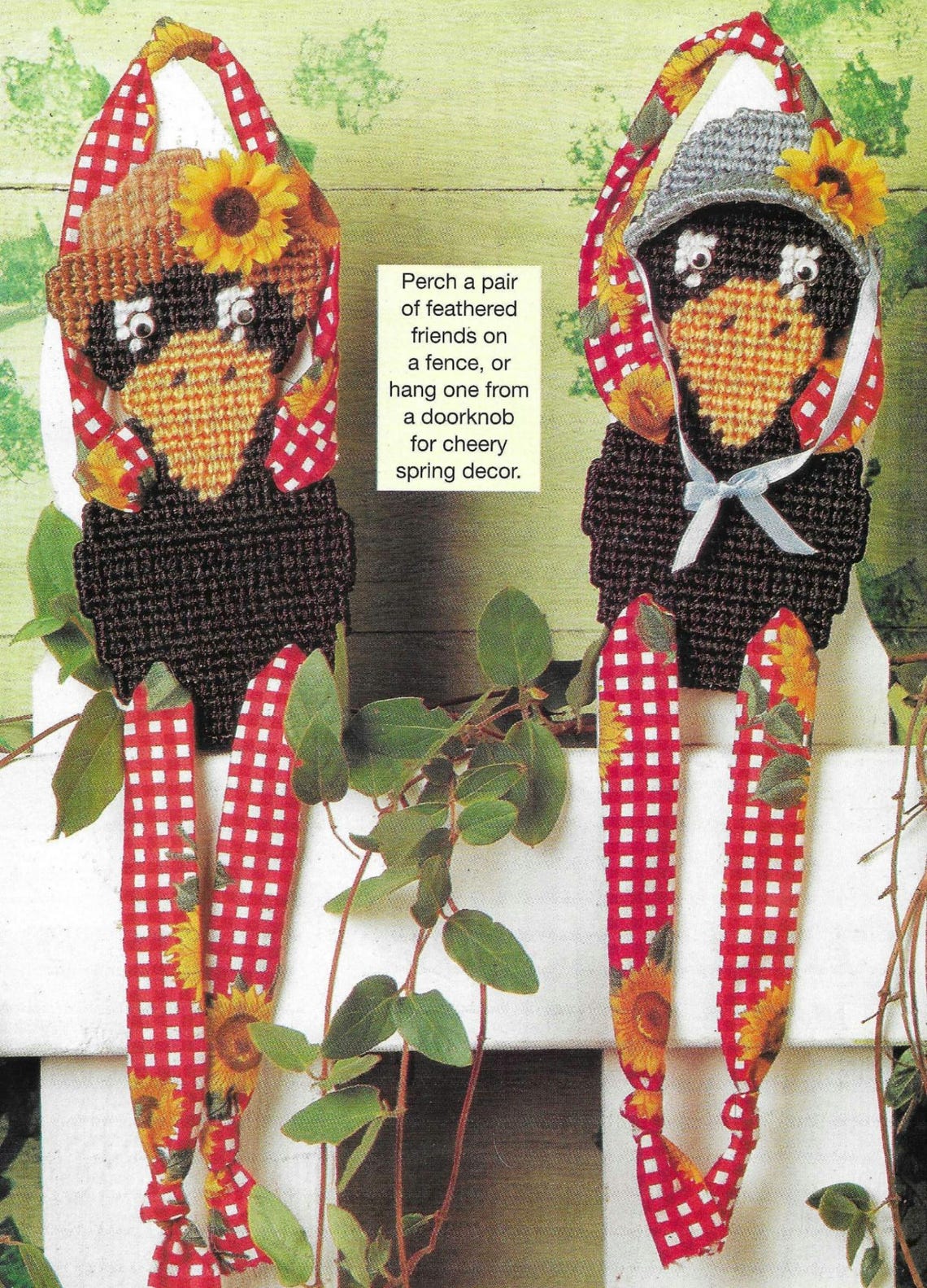 Crow Dangler Plastic Canvas Pattern PDF - Etsy