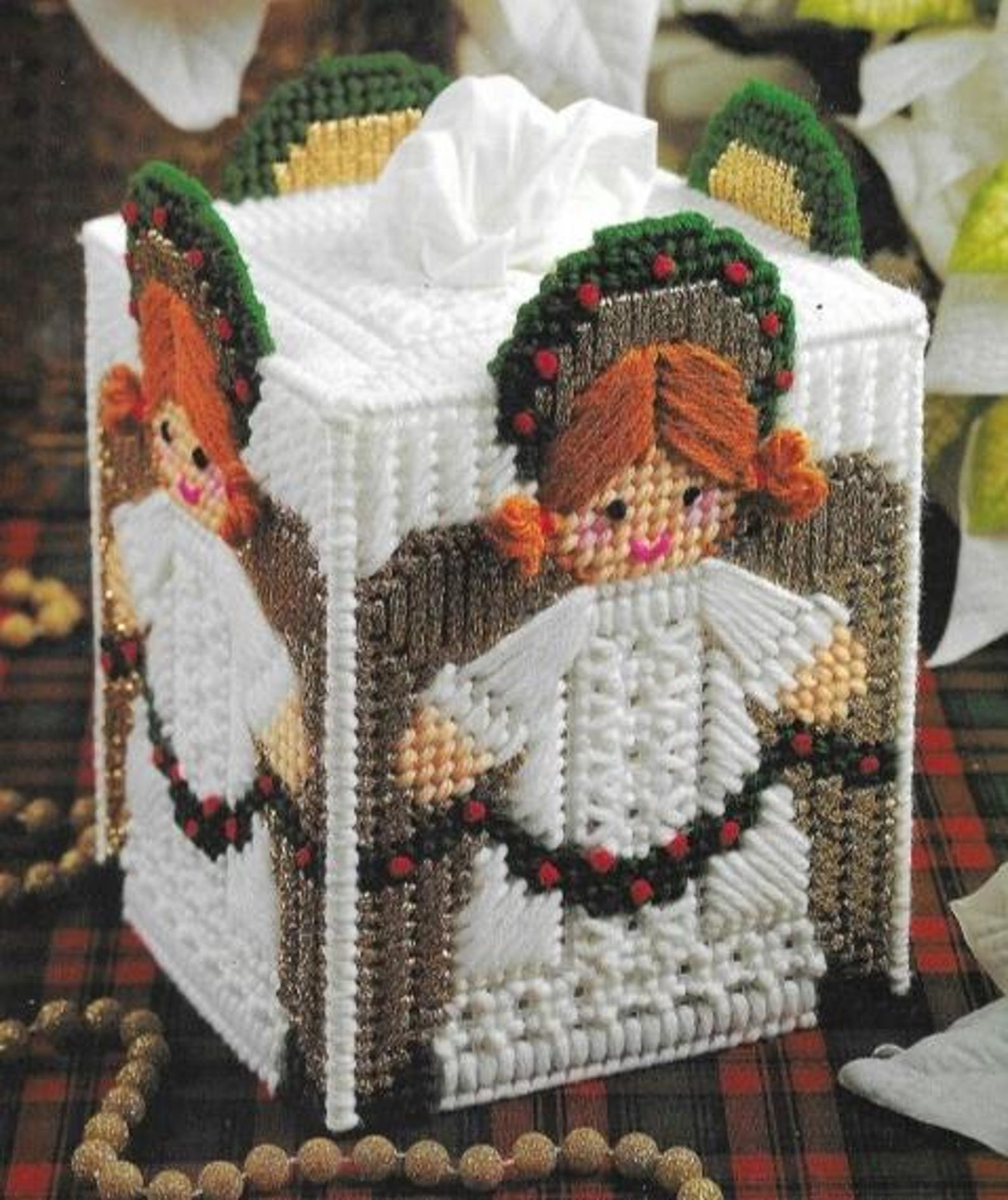 Angel Tissue Cover Plastic Canvas Pattern PDF - Etsy