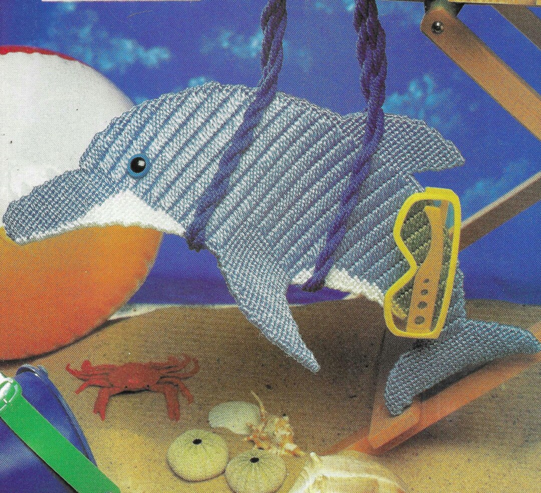 Dolphin Bag Plastic Canvas Pattern PDF - Etsy