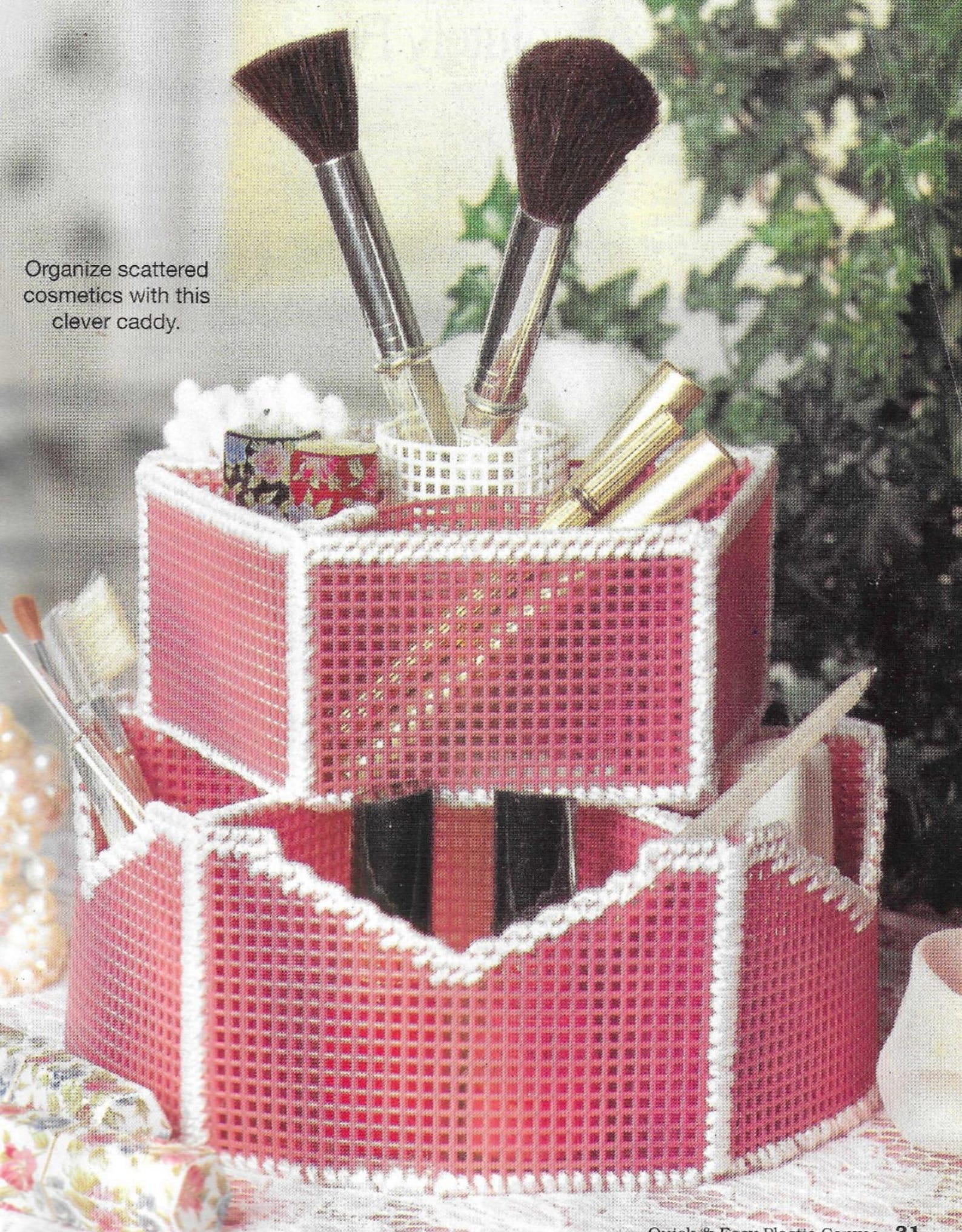 Organizer Plastic Canvas Pattern PDF - Etsy