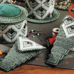 8 Sewing Accessories Plastic Canvas Pattern PDF - Etsy