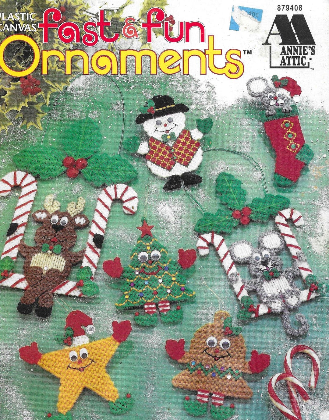 Fast and Fun Ornaments Plastic Canvas PDF - Etsy