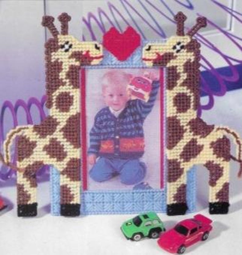 Giraffe Frame Plastic Canvas Pattern PDF - Etsy