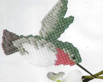 Hummingbird Tissue Topper-plastic Canvas Pattern-pdf Download - Etsy