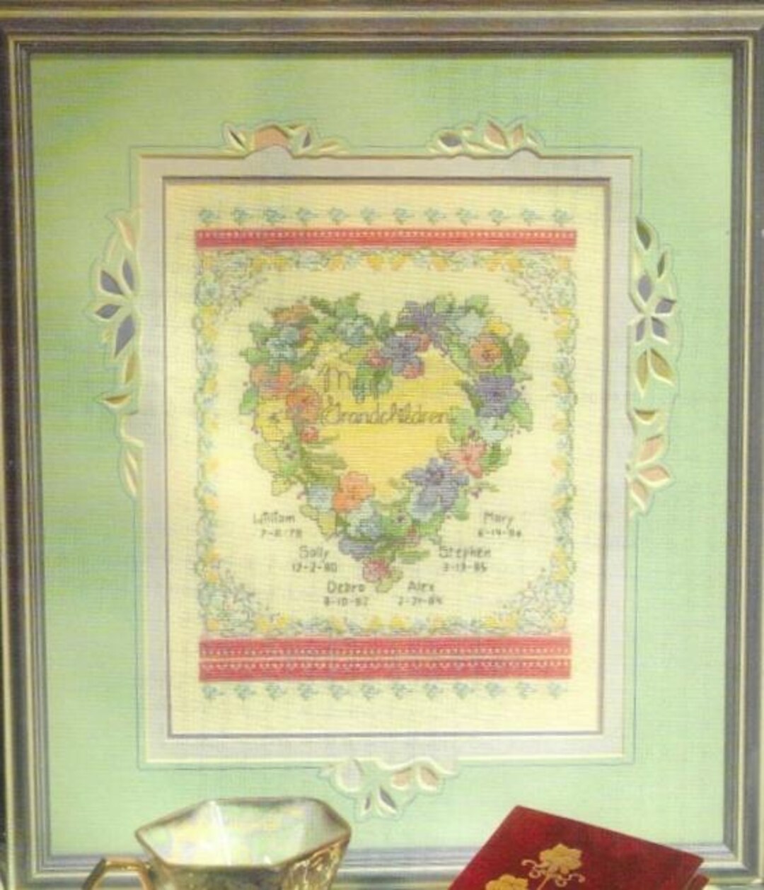 Grandchildren Cross Stitch Pattern, PDF - Etsy