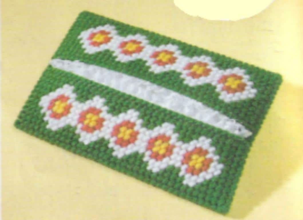 Mini Tissue Holder, Plastic Canvas Pattern PDF - Etsy