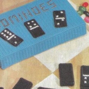 Dominoes With Case Plastic Canvas Pattern PDF - Etsy