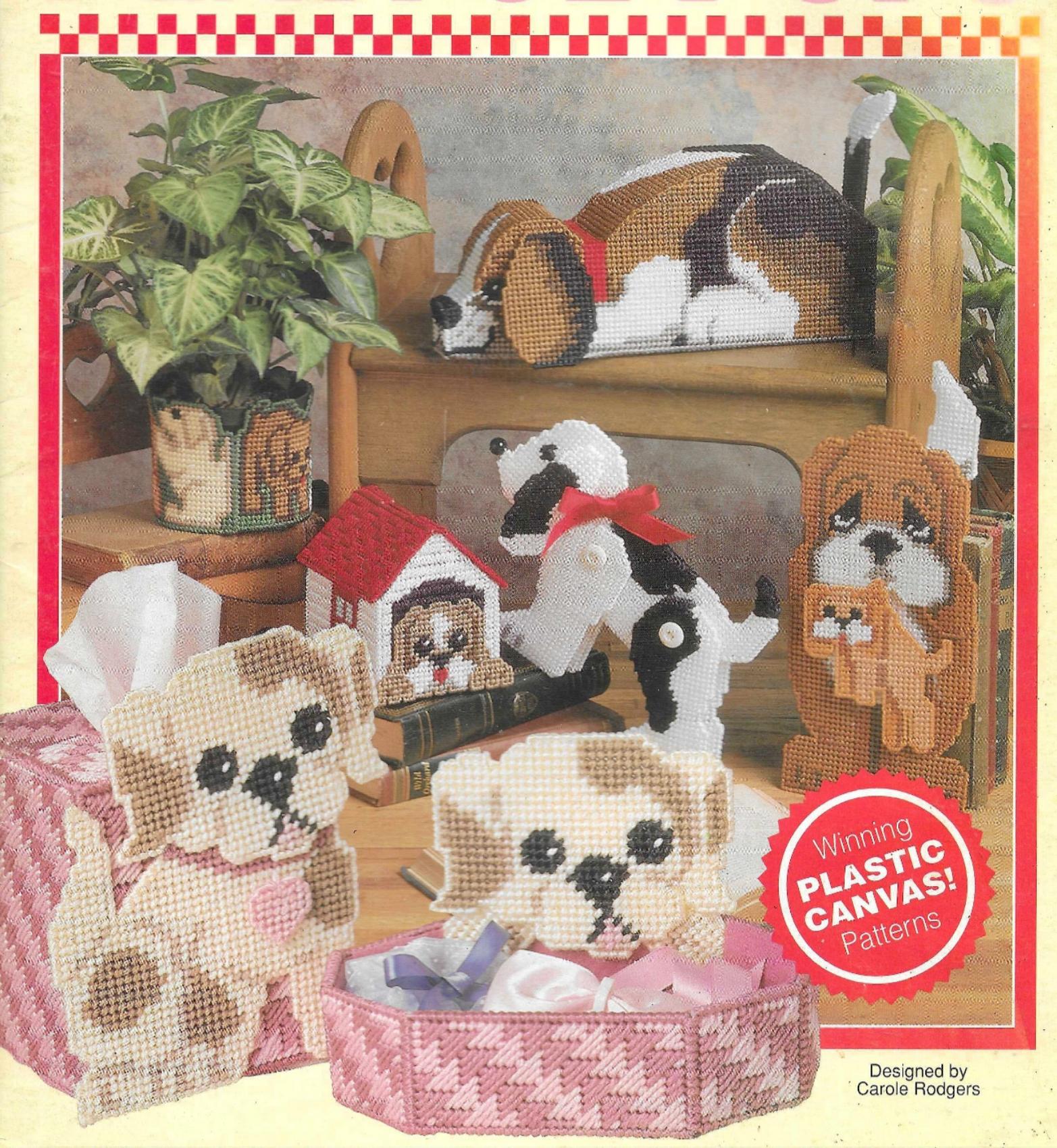 7 Dog Projects, Doghouse Bank, Plastic Canvas Patterns PDF, Playful ...