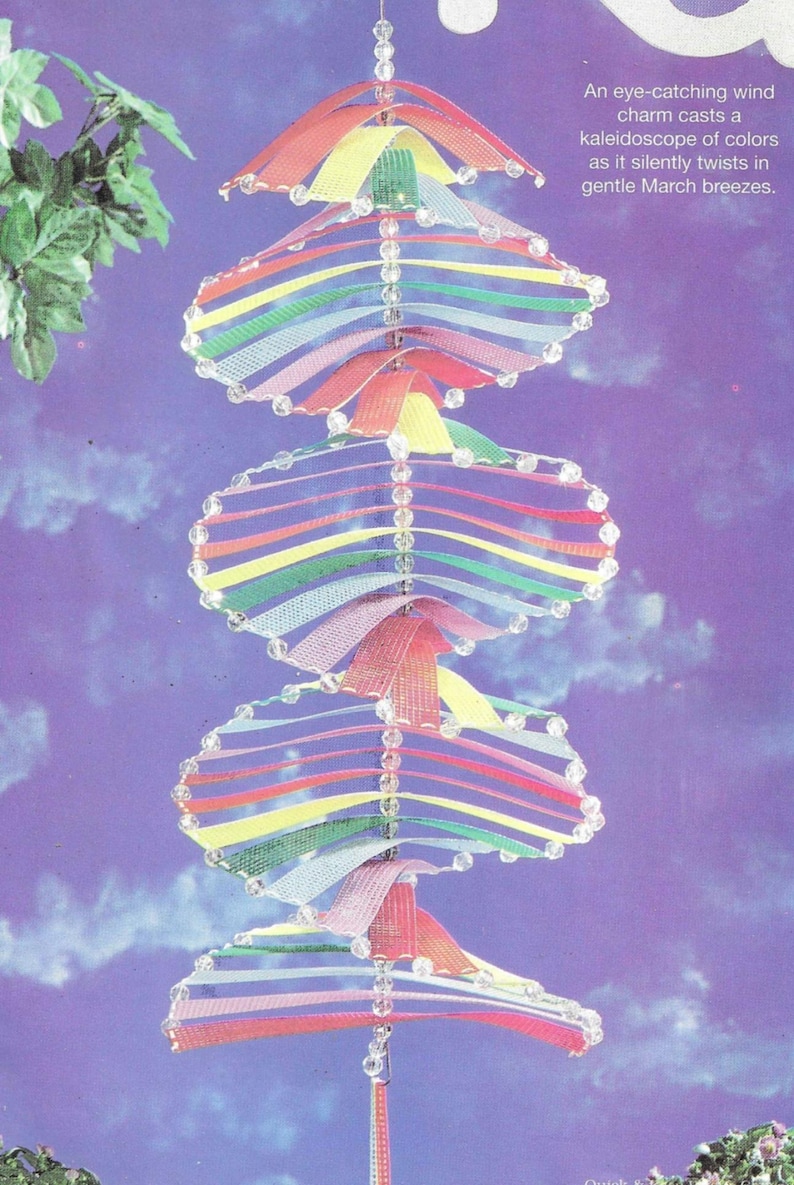 Wind Twirler Plastic Canvas Pattern PDF - Etsy