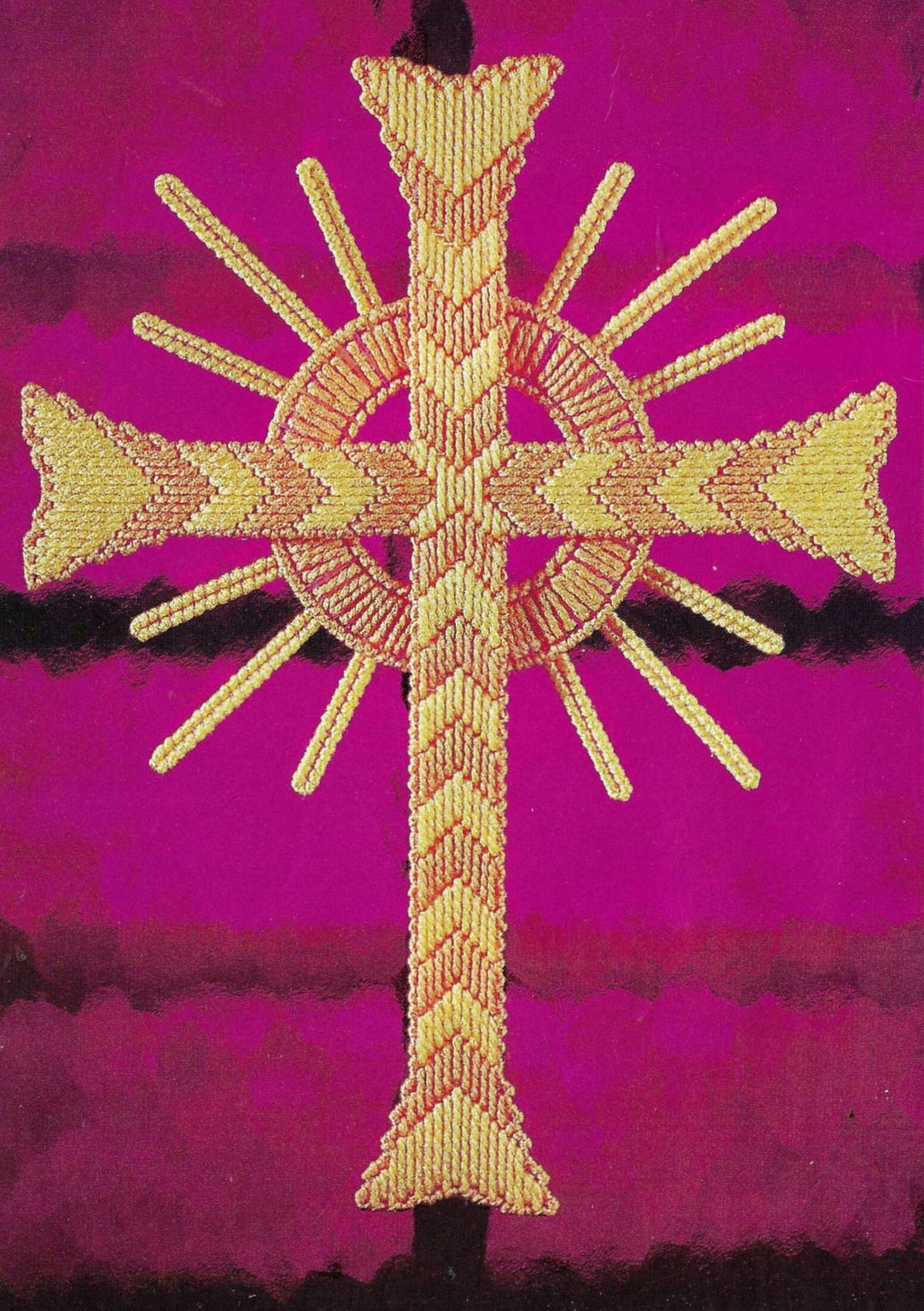 Radiant Cross Plastic Canvas Pattern PDF - Etsy