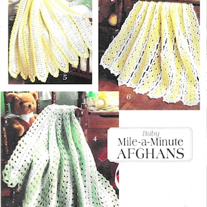 Mile-a-minute Baby Afghan Crochet Patterns PDF - Etsy