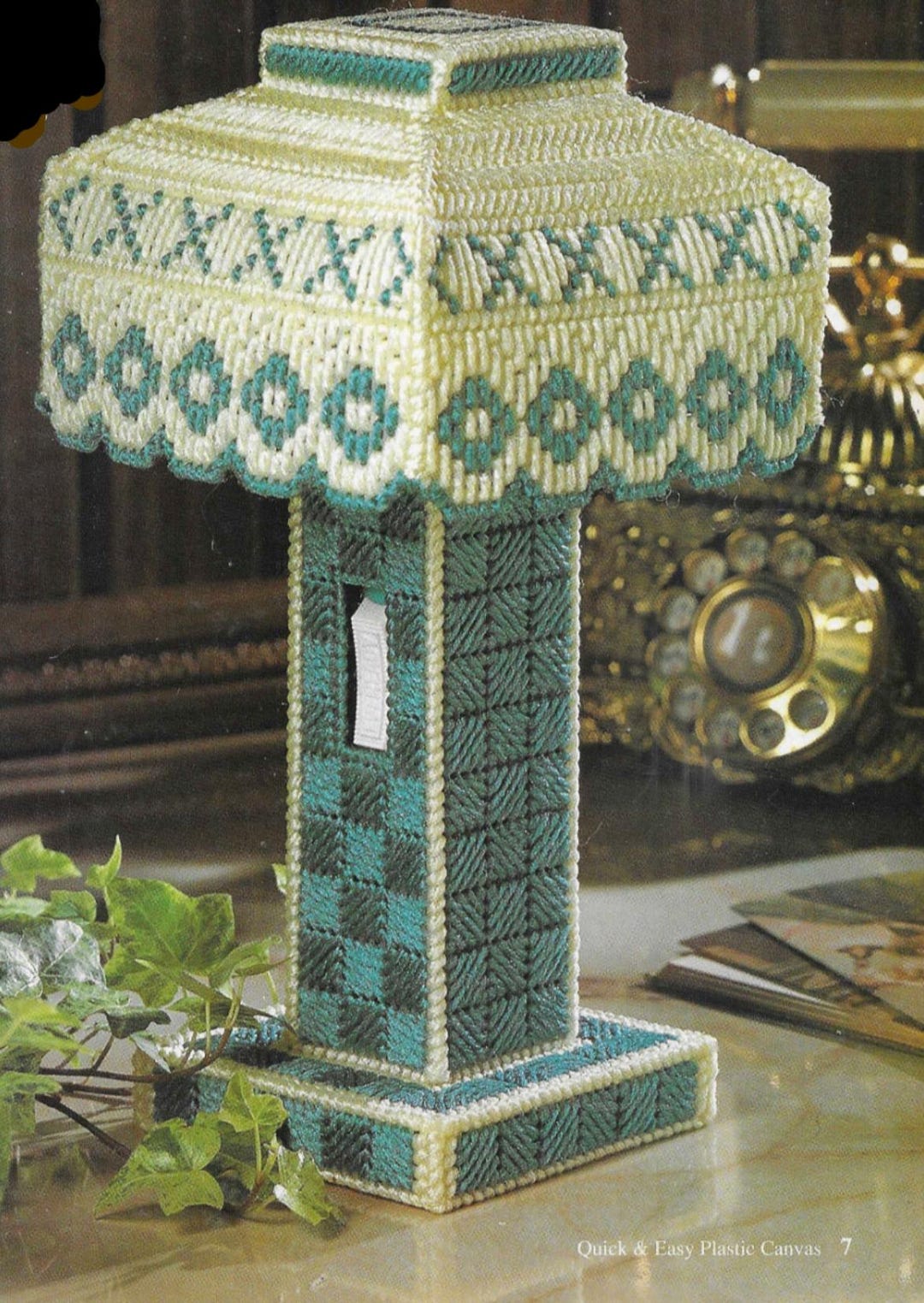 Cord Free Lamp Plastic Canvas Pattern PDF - Etsy