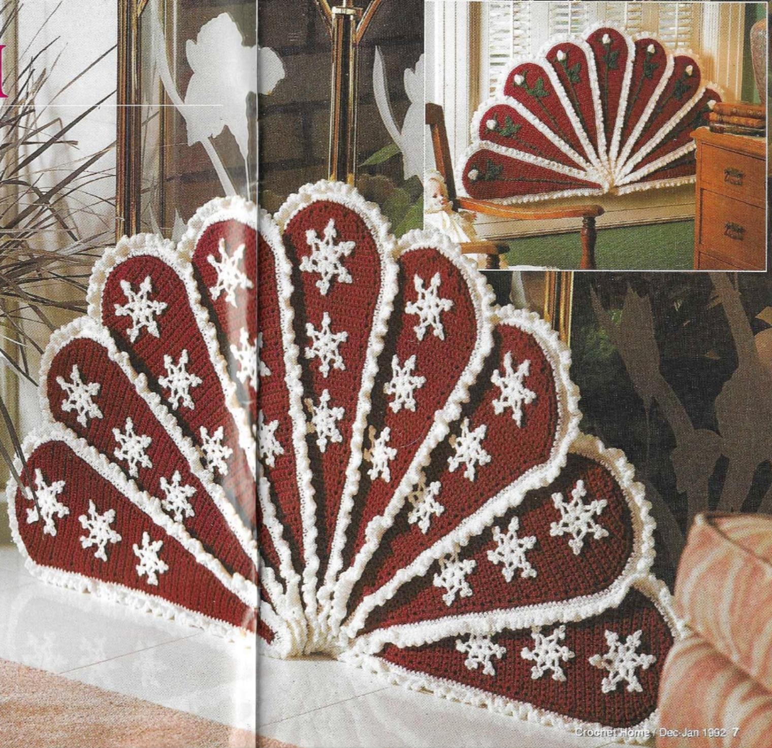 Fireplace Screen Crochet Pattern PDF - Etsy