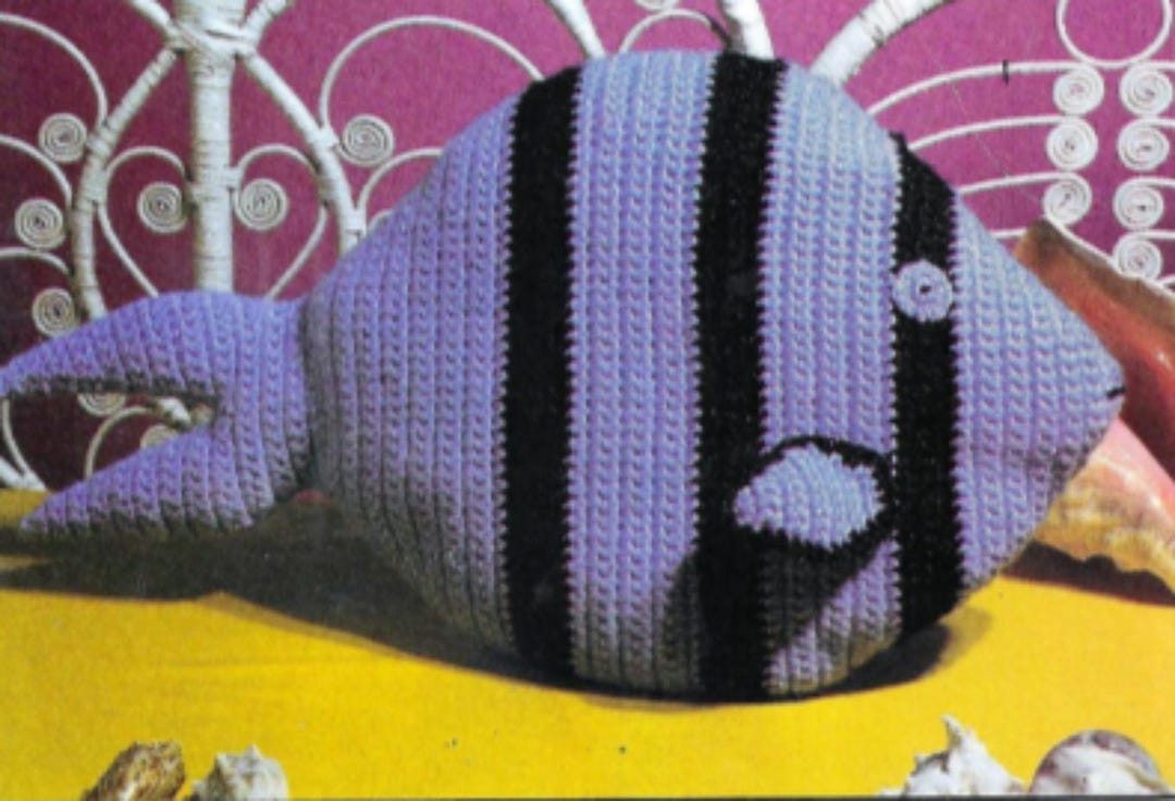 Crochet Fish Pillow Pattern PDF - Etsy