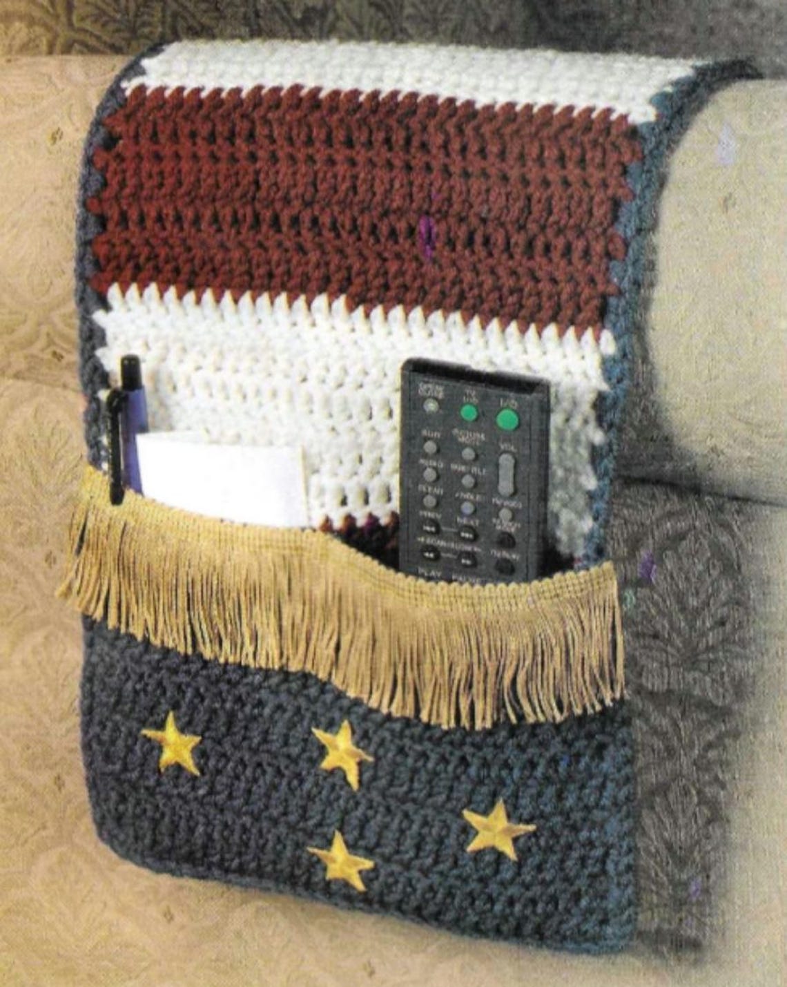 Crochet Armchair Caddy Pattern PDF - Etsy