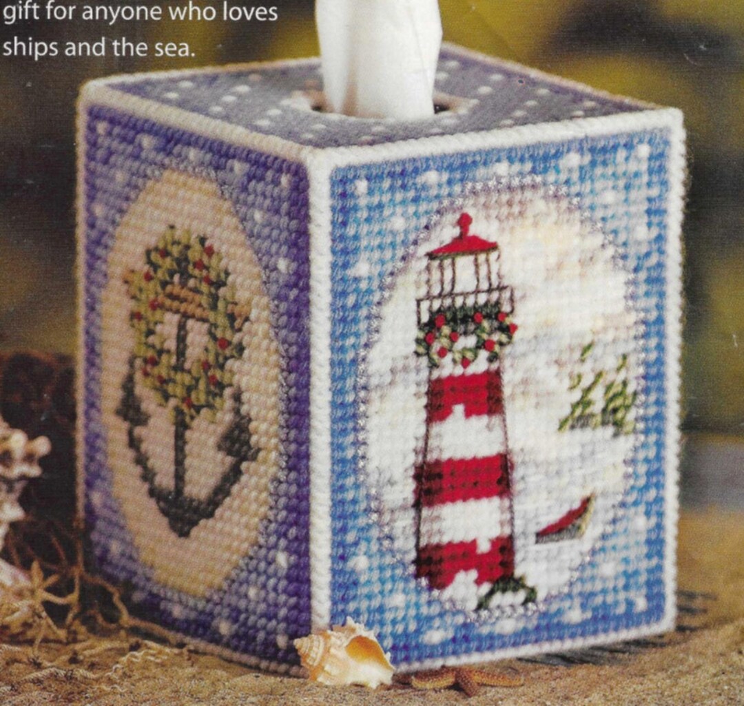 Christmas Lighthouse Plastic Canvas Pattern PDF - Etsy