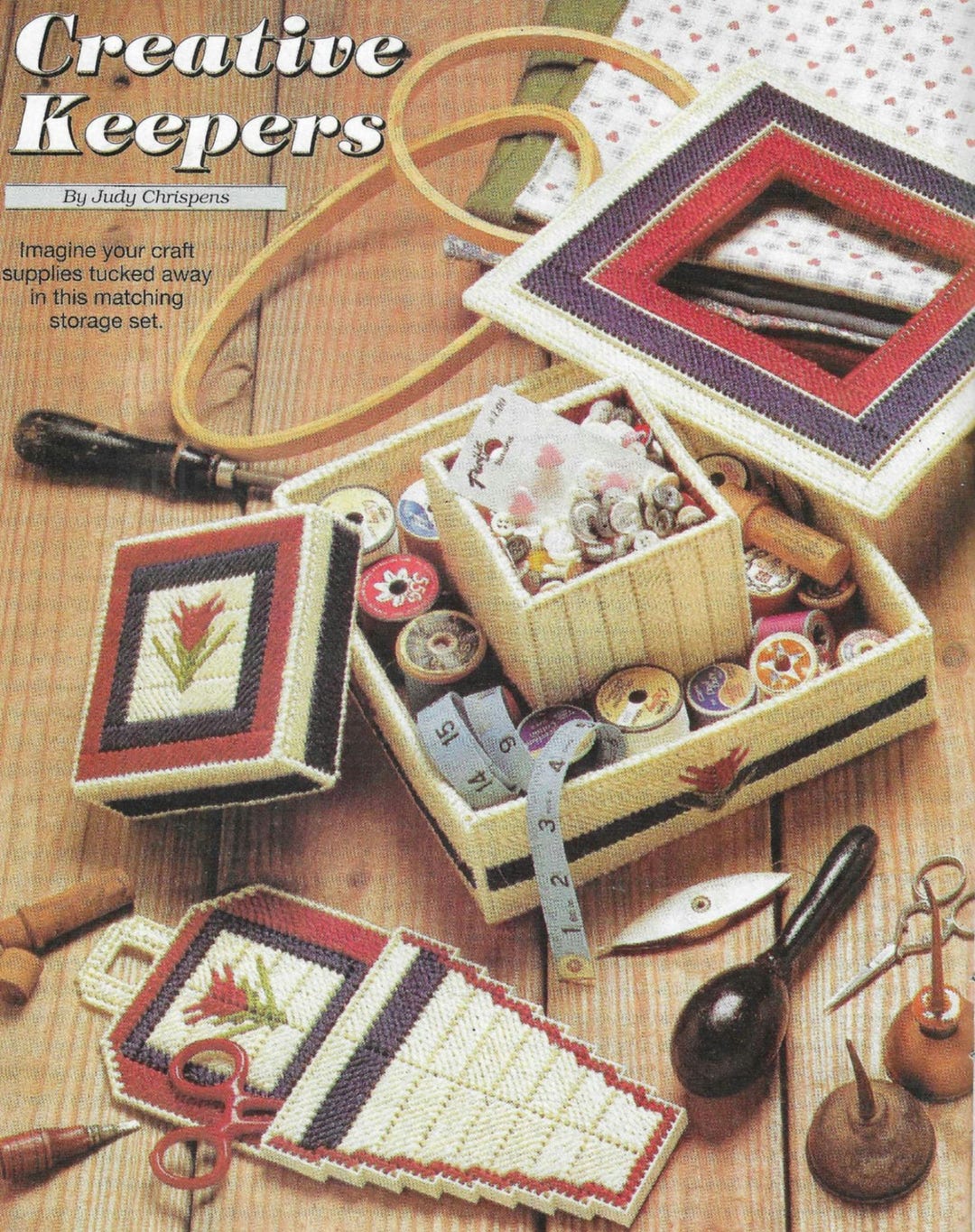 Nested Sewing Box Plastic Canvas Pattern PDF - Etsy