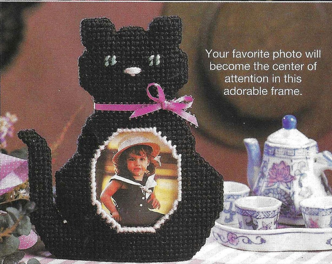 Cat Frame Plastic Canvas PDF - Etsy