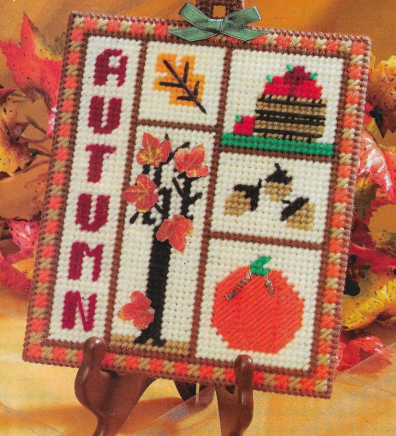 Autumn Sampler Plastic Canvas Pattern PDF - Etsy
