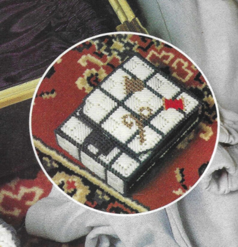 Compact Sewing Box Plastic Canvas Pattern PDF - Etsy