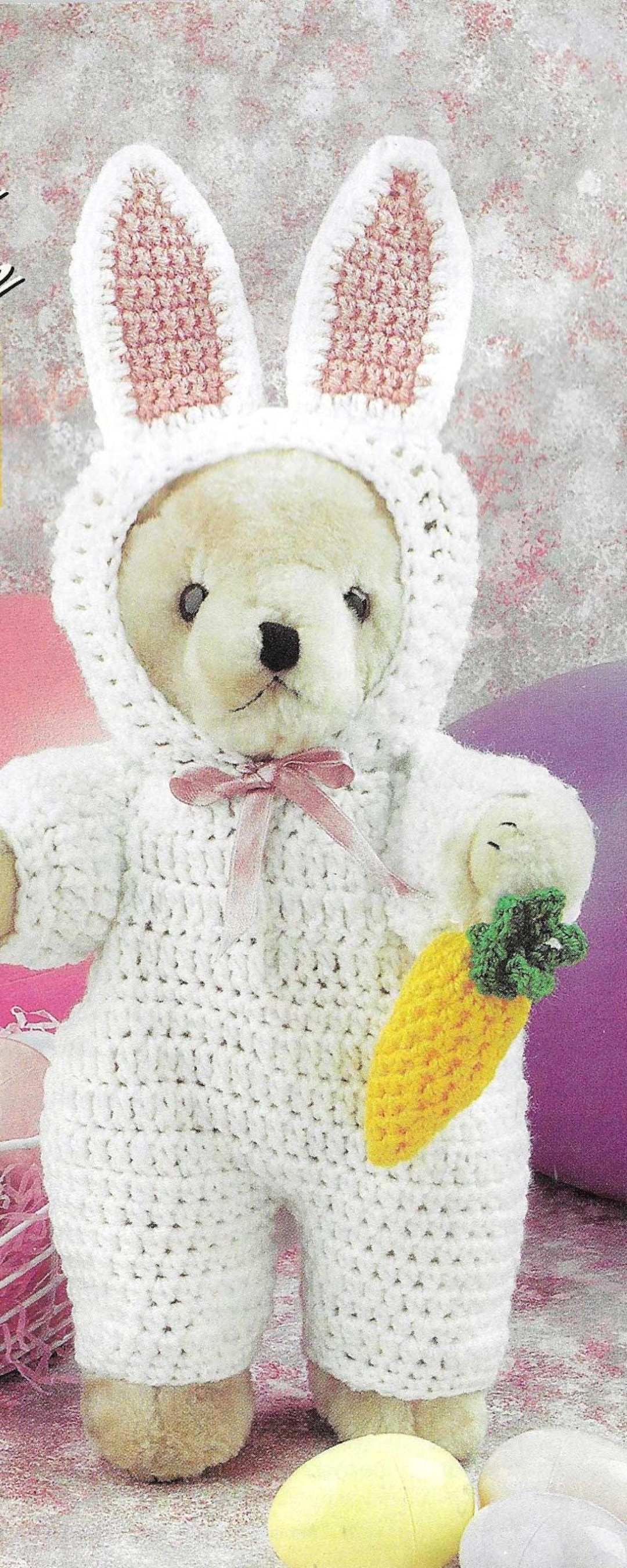 Teddy Bear Rabbit Pajamas Crochet PDF - Etsy