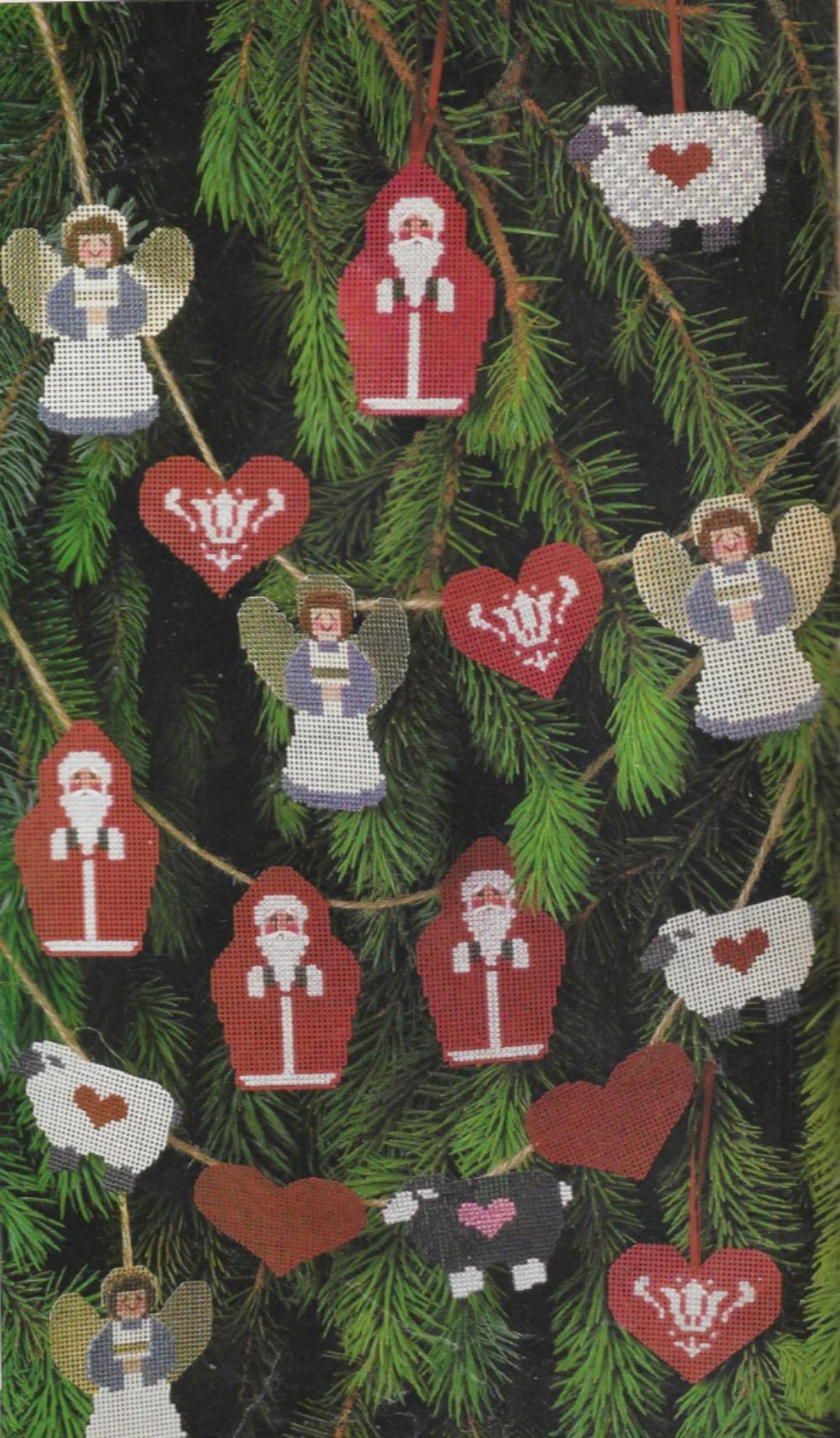 Perforated Paper Christmas Angel Cross Stitch Pattern PDF - Etsy