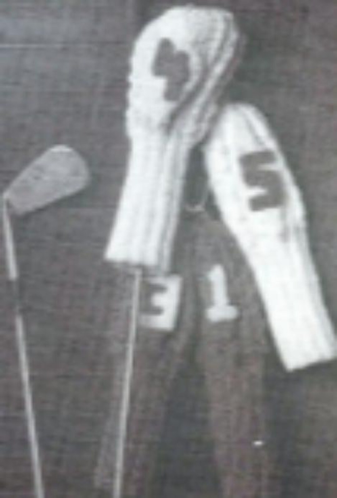 Vintage Knit Golf Club Covers Pattern PDF - Etsy