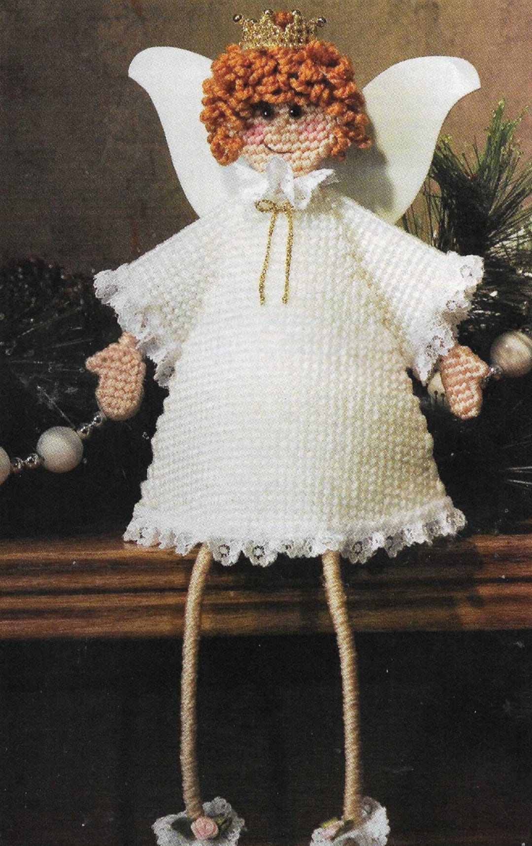 Angel Shelf Sitter Plastic Canvas Patterns PDF - Etsy