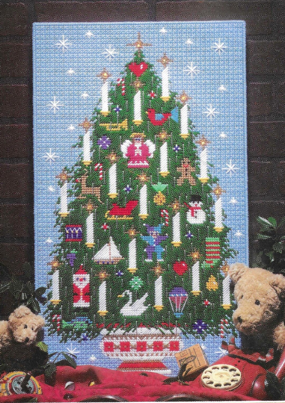 Lighted Christmas Tree Plastic Canvas PDF - Etsy